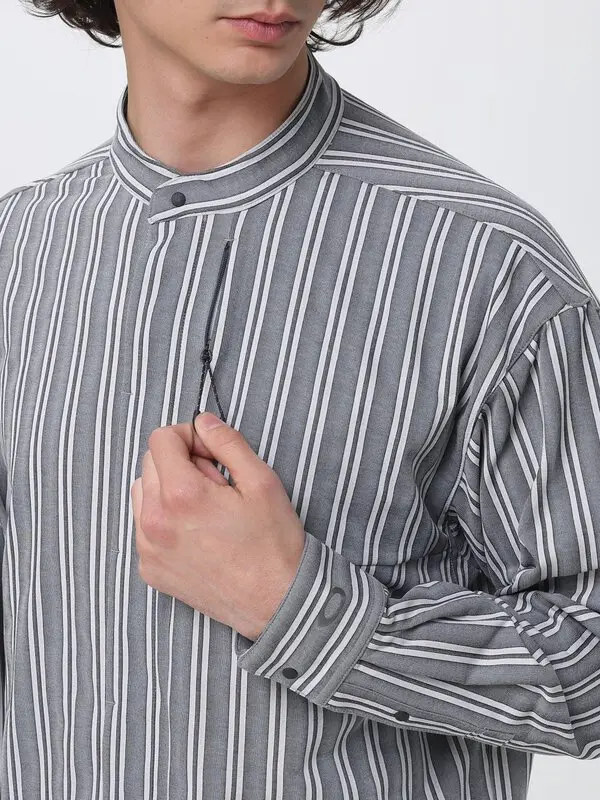 Oakley Fgl Fuel Ls Shirts 6.0 Striped Polyester Shirt - Grey 1