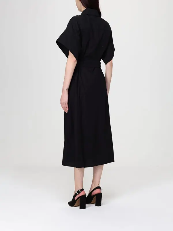 Pinko Belted Shirt Dress - Black