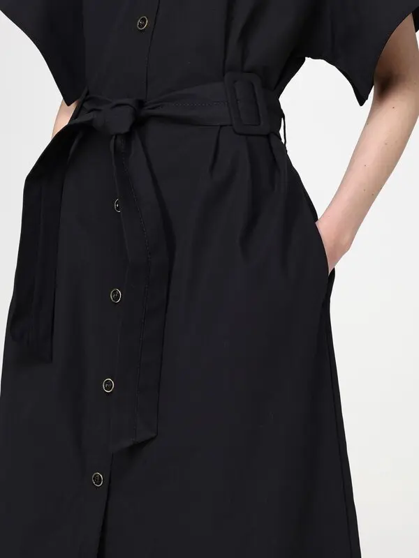 Pinko Belted Shirt Dress - Black