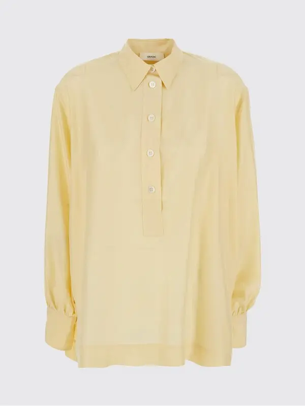 GRIFONI Classic Collar Shirt - Yellow