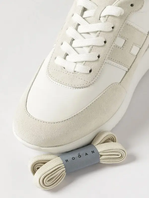 Hogan Interactive³ Suede And Leather Sneakers