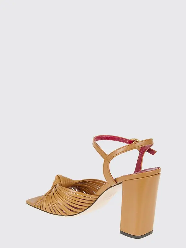 Valentino Garavani Vg Annet Leather Sandal - Brown