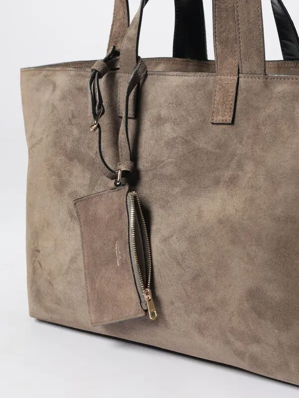 A.p.c. Le Drummer Large Suede Bag - Grey
