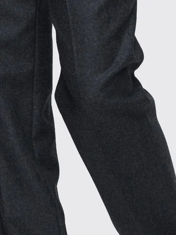 MAISON MARGIELA Slim Fit Virgin Wool Trousers - Grey