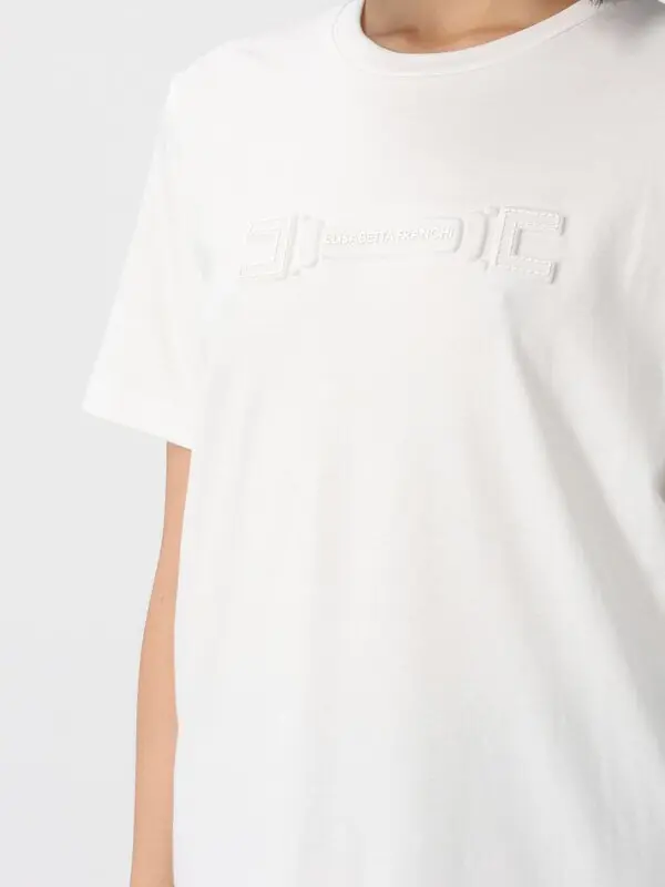 Elisabetta Franchi Cotton T-shirt - White
