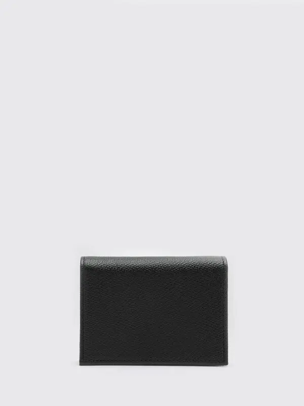 Valentino Garavani Vlogo Signature Grained Leather Wallet