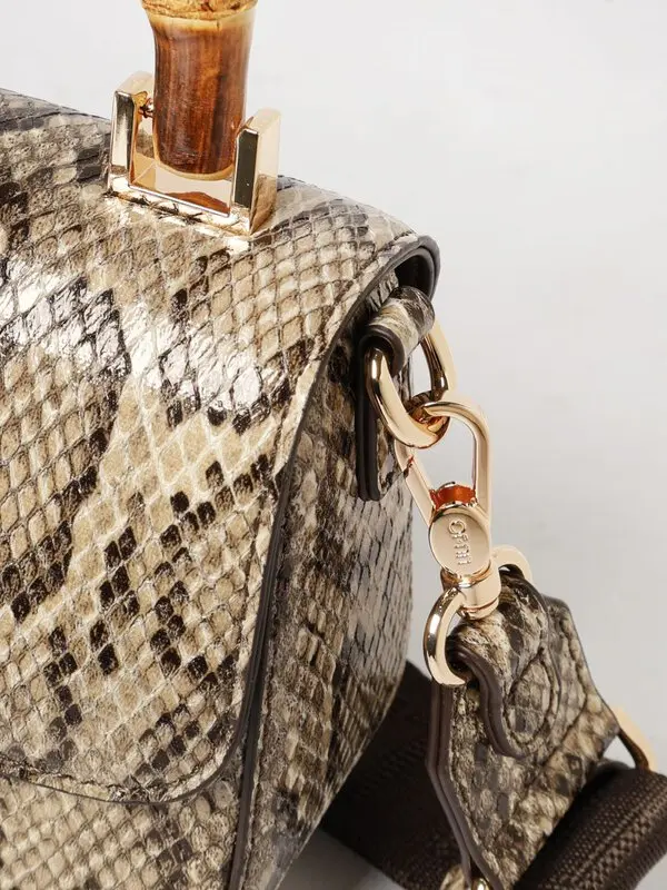 Liu Jo Mini Bag In Python Print Synthetic Leather