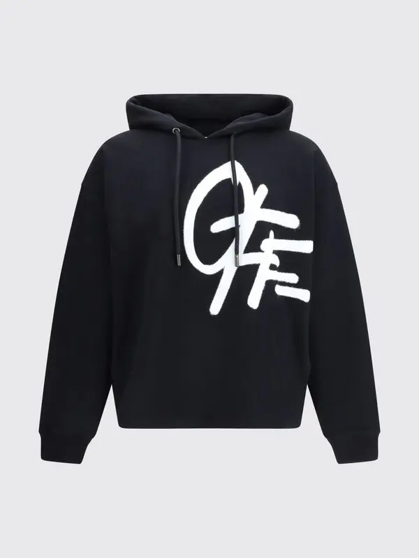 Off-White Cotton Hoodie With Logo