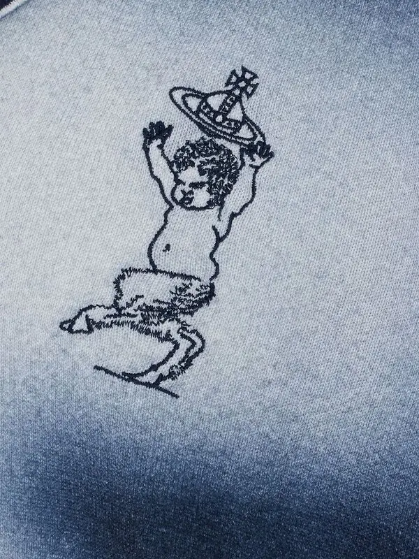 VIVIENNE WESTWOOD Printed Merino Wool And Cashmere Pullover