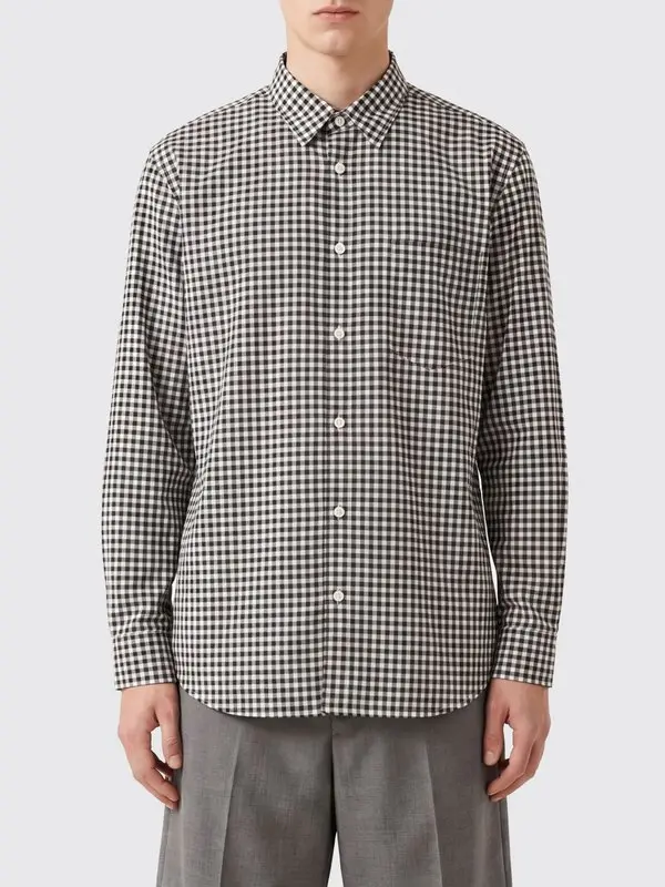 Comme Des Garçons Vichy Check Cotton Relaxed Fit Shirt