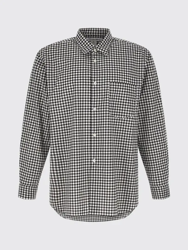 Comme Des Garçons Vichy Check Cotton Relaxed Fit Shirt
