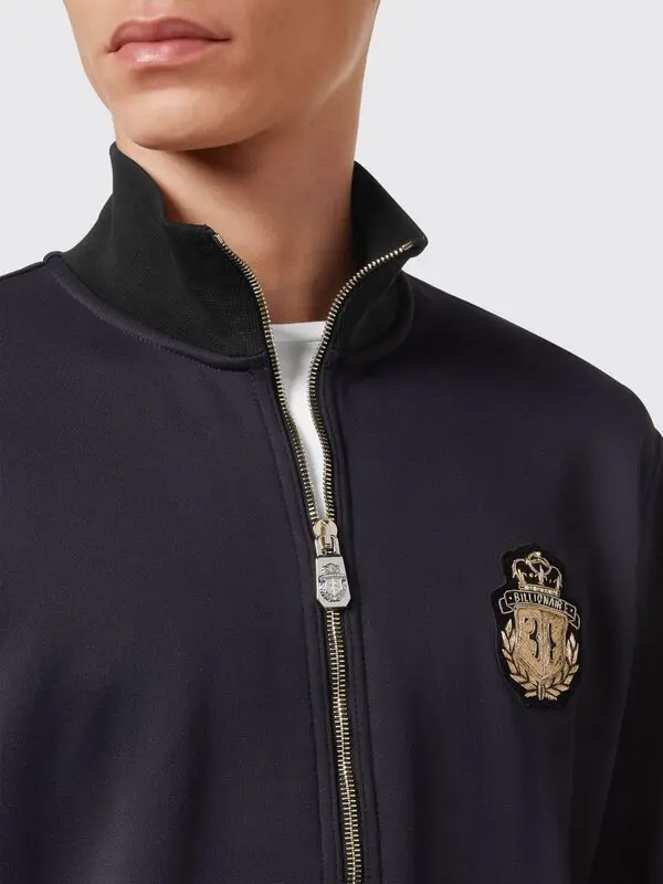BILLIONAIRE Sweatshirt With Crest Logo - Black