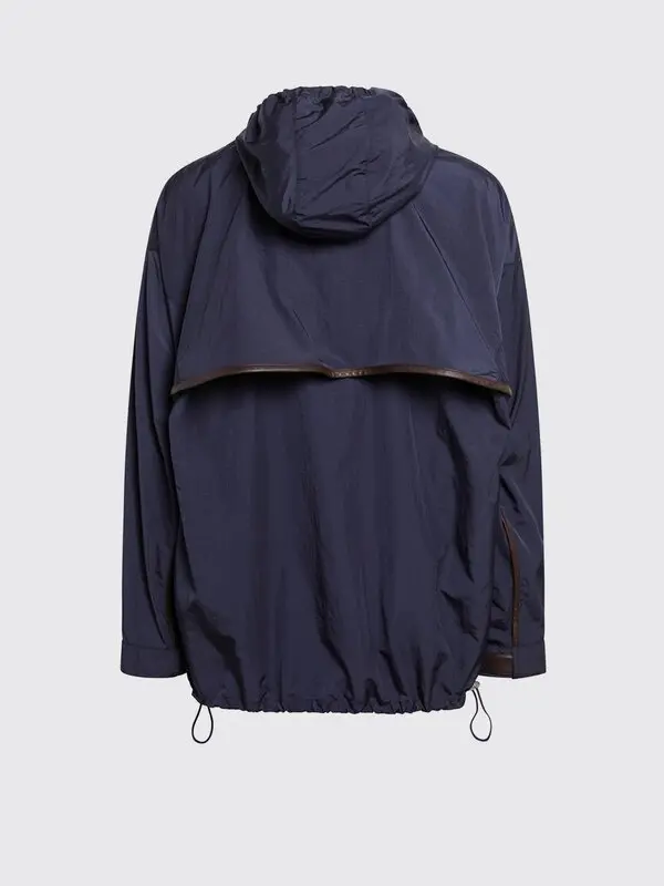 Loewe Technical Fabric Hooded Windbreaker Jacket