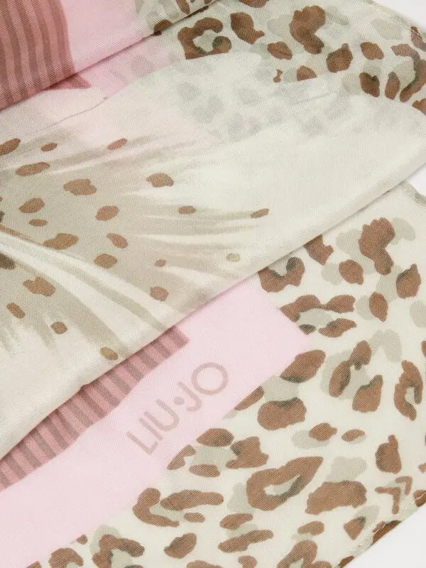 Liu Jo Printed Scarf - Pink