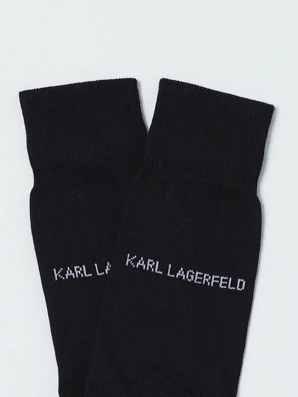 Karl Lagerfeld Crew Socks - Black