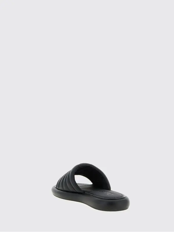 Pinko Quilted Logo Slides - Black