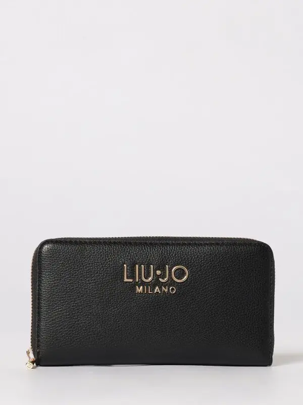 Liu Jo Synthetic Leather Wallet - Black