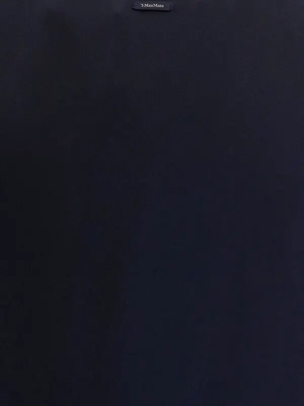 Max Mara Basic Satin Top - Blue