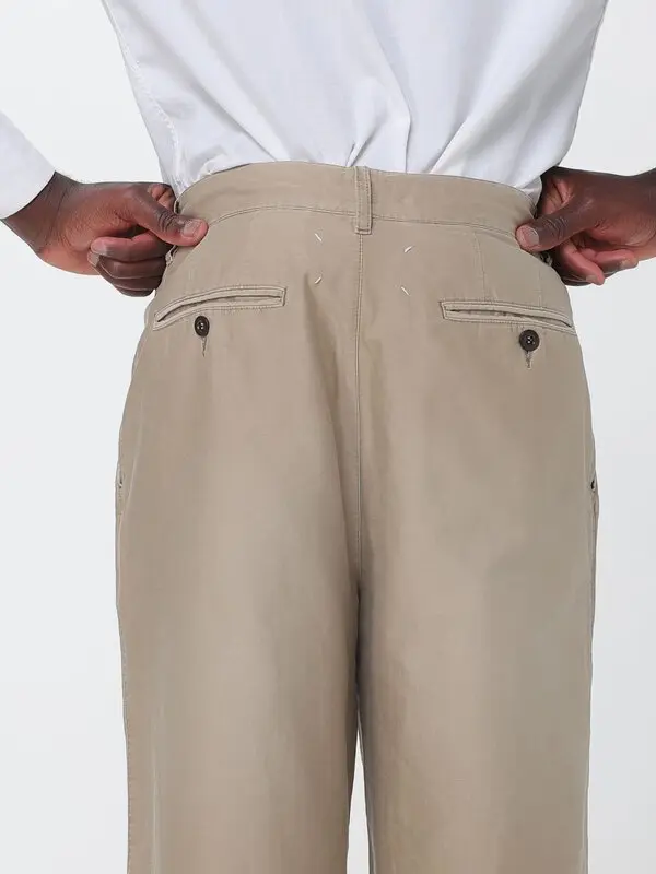 MAISON MARGIELA Wide Cotton Trousers