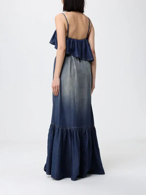 Pinko A-line Maxi Dress In Cotton