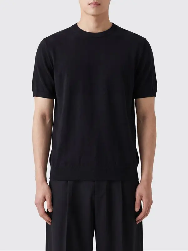 KANGRA Basic Style Short-sleeved Crewneck T-shirt In Pure Cotton