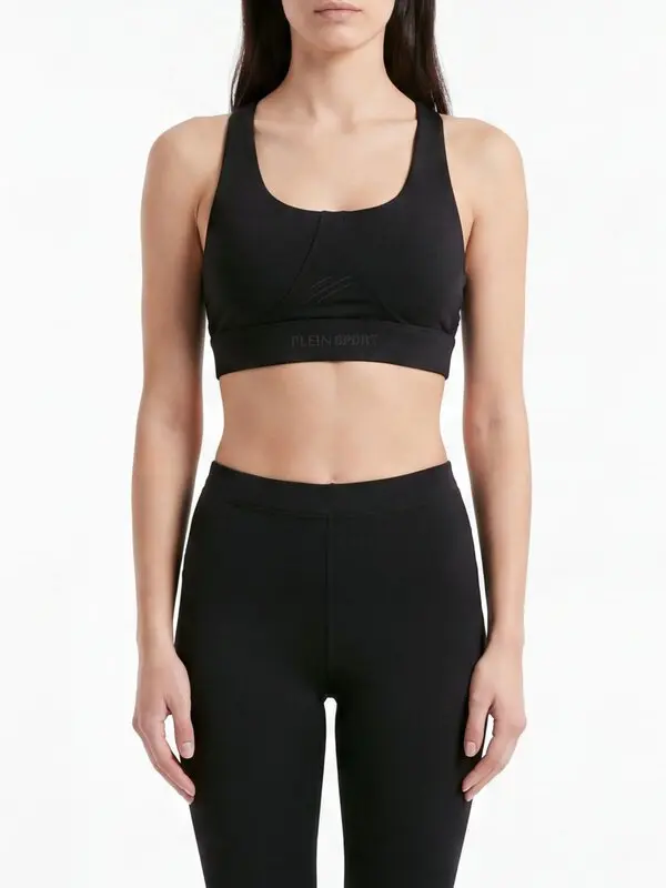 PLEIN SPORT Cropped Sports Top