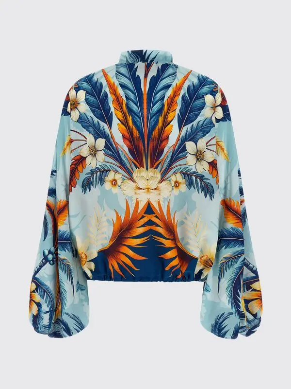 F.R.S FOR RESTLESS SLEEPERS Printed Silk Blouse