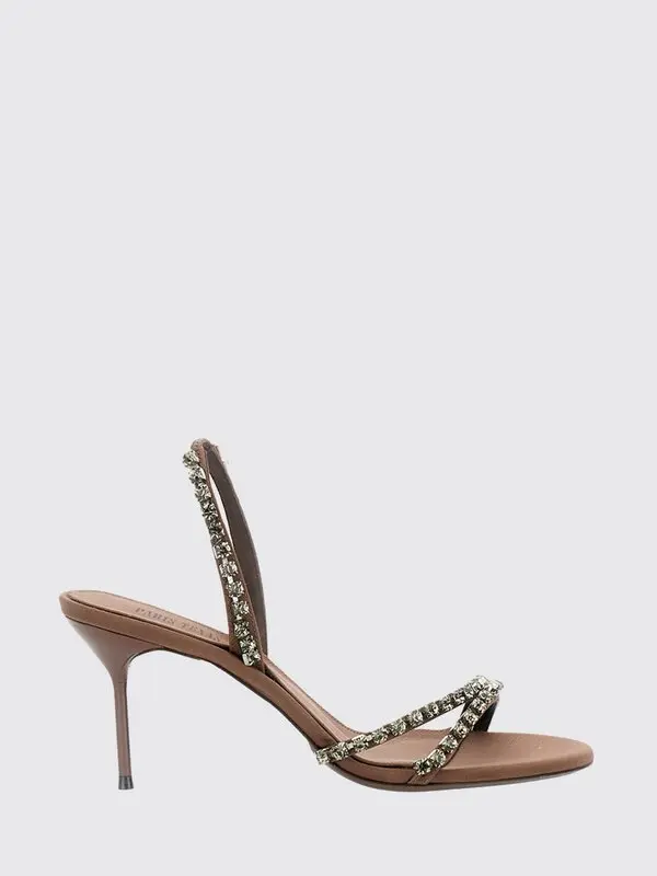 Paris Texas Satin Slingback Diamond With Rhinestones