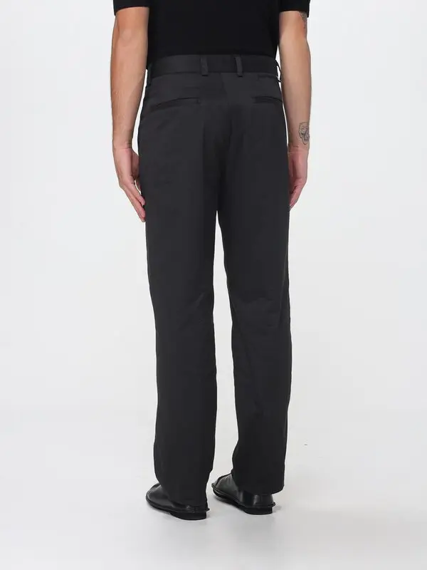 PAOLO PECORA Chino Trousers In Twill - Black