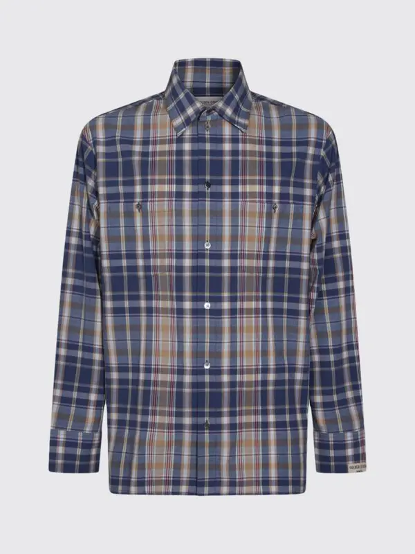 GOLDEN GOOSE Check Cotton Casual Shirt