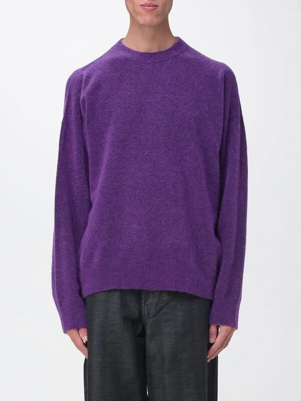 ROBERTO COLLINA Crew Neck Jumper - Violet