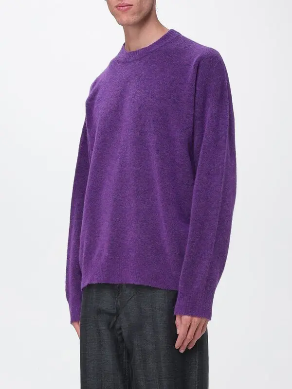 ROBERTO COLLINA Crew Neck Jumper - Violet