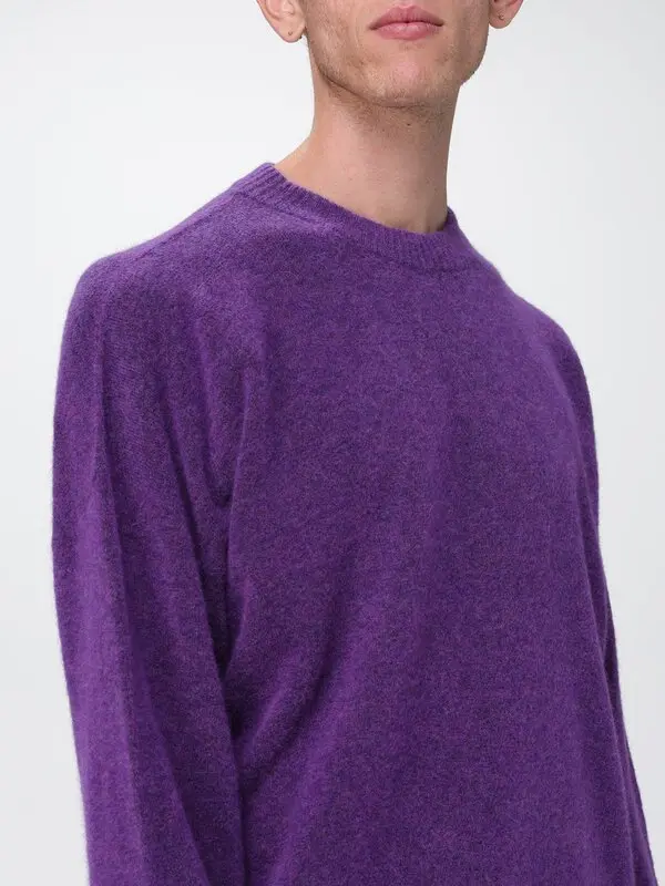 ROBERTO COLLINA Crew Neck Jumper - Violet