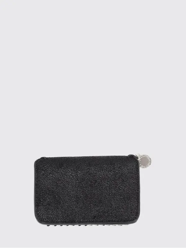 Stella McCartney Falabella Crackled Synthetic Suede Wallet