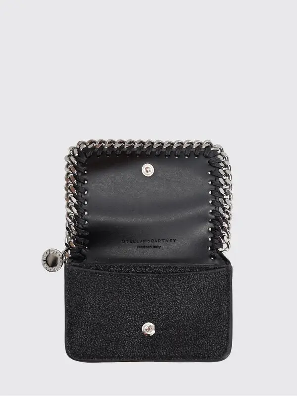 Stella McCartney Falabella Crackled Synthetic Suede Wallet