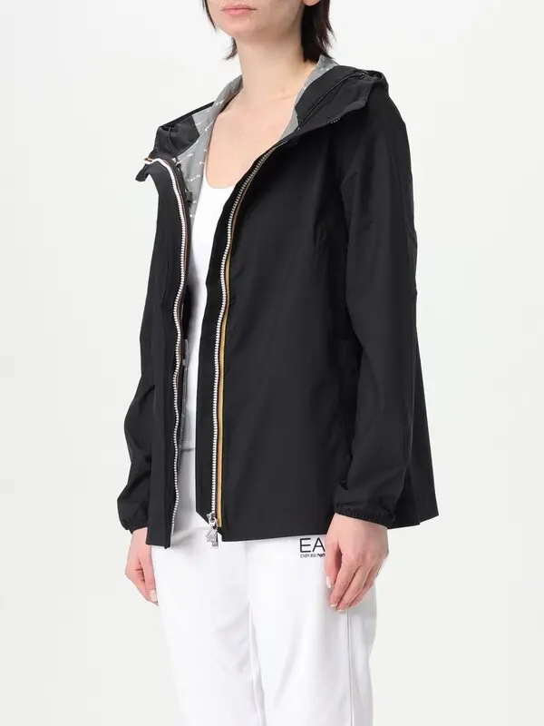 K-WAY Hooded Jacket - Black