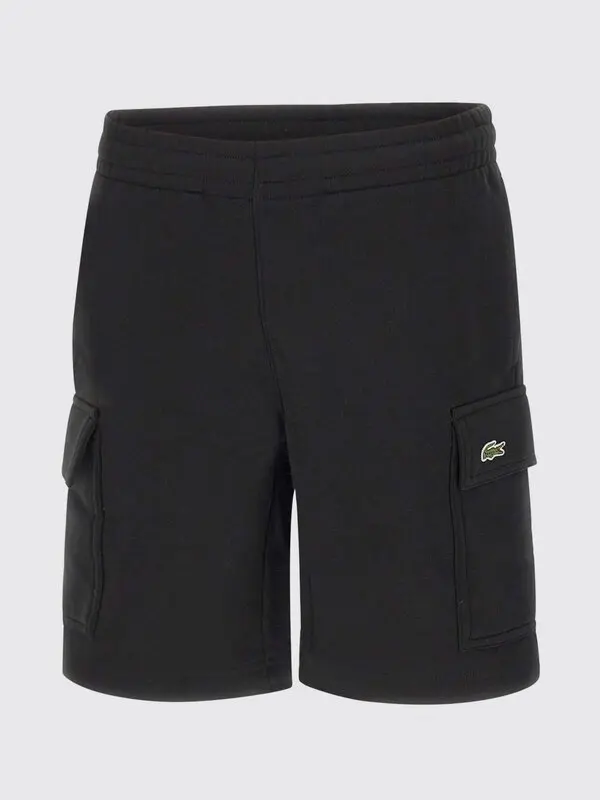 Lacoste Fleece Cotton Cargo Shorts