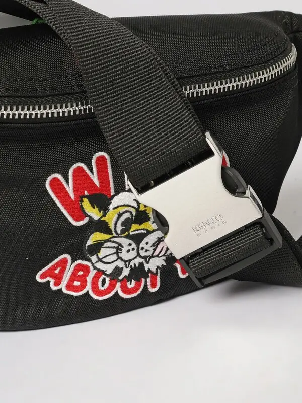 Kenzo Wild Tiger Canvas Belt Bag