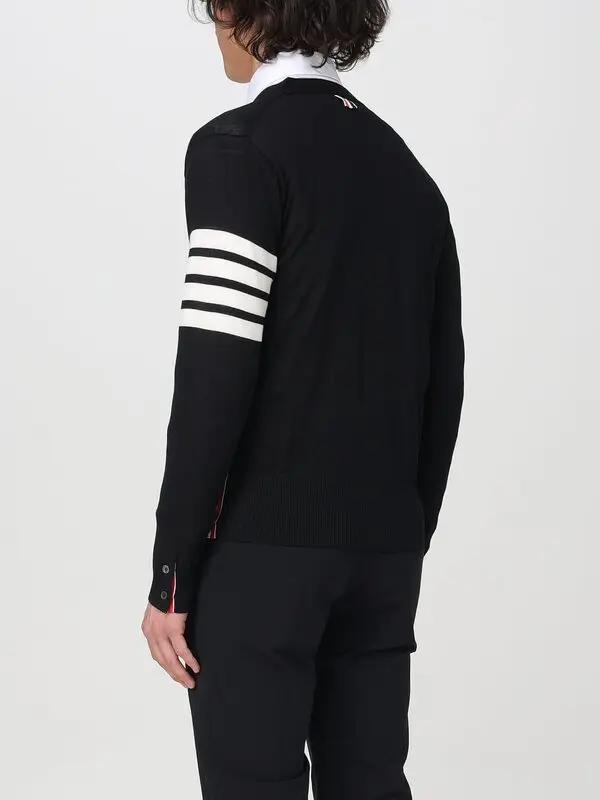 Thom Browne Cardigan With Four-bar Detail
