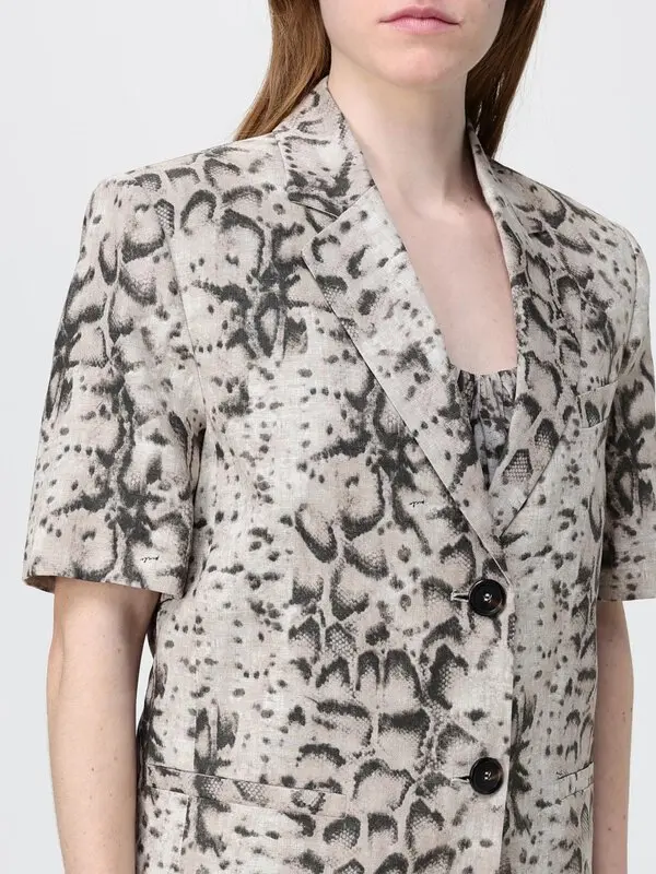 Pinko Short Sleeve Printed Blazer