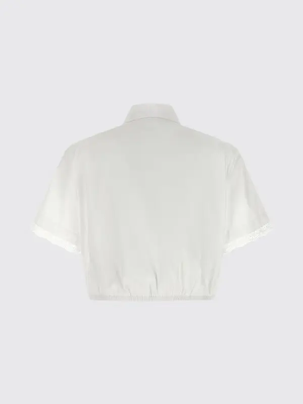Ermanno Scervino Cropped Cotton Shirt