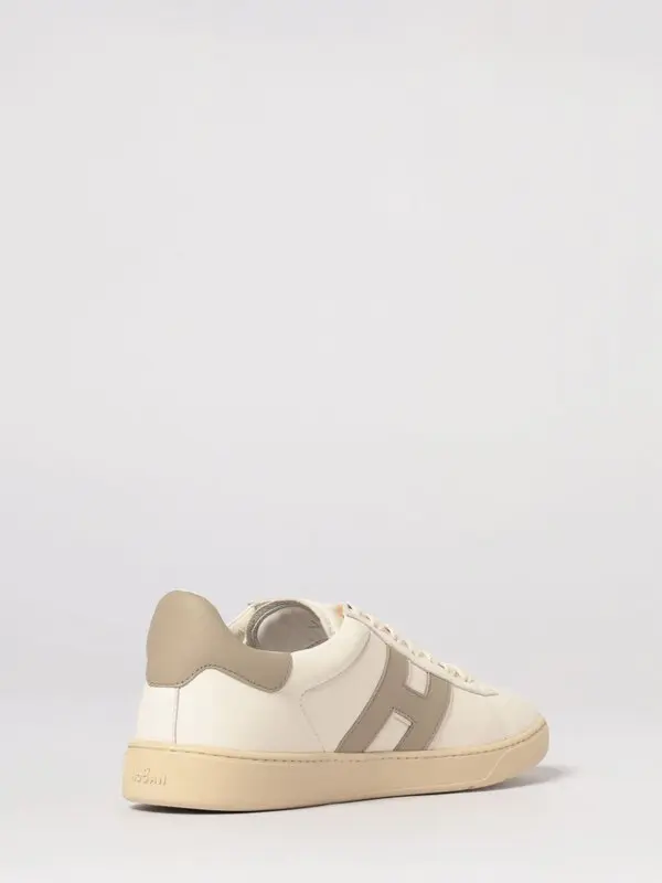 Hogan Low Top Leather Sneakers - Ivory