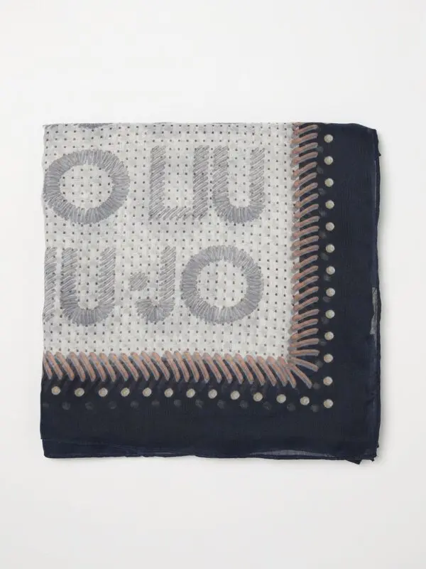 Liu Jo Printed Foulard - Blue 1