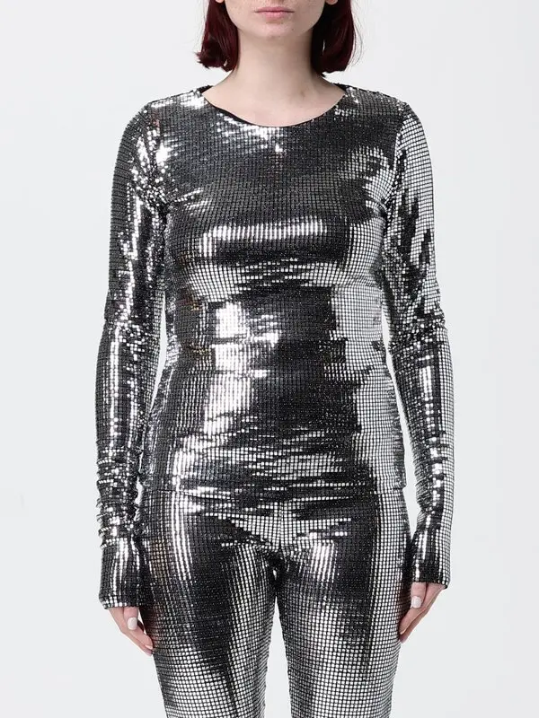 MAISON MARGIELA Metallic Knit Top