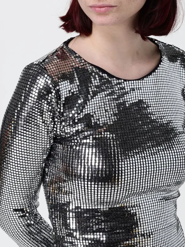 MAISON MARGIELA Metallic Knit Top
