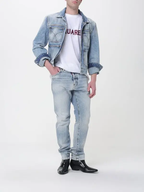 Dsquared2 London Bro Straight Denim Jeans