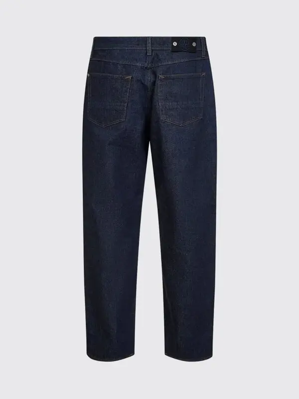 Stone Island Straight Cotton Jeans - Blue