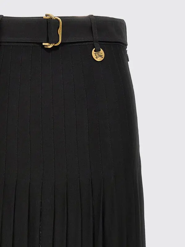 Burberry Pleated Maxi Skirt