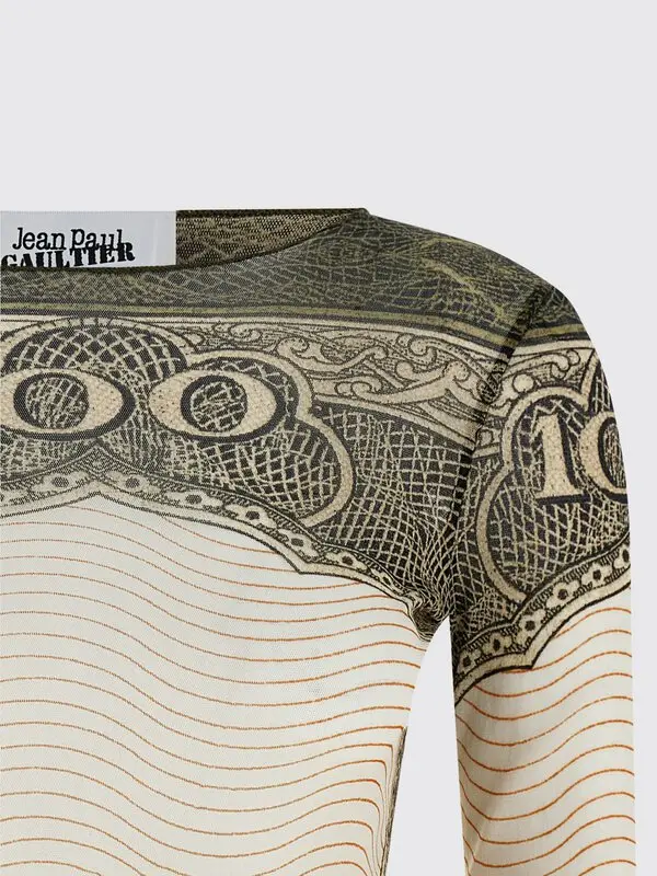 JEAN PAUL GAULTIER Printed Technical Fabric Top