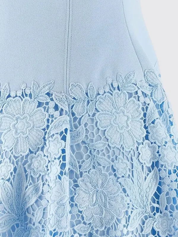 SELF-PORTRAIT Crepe Mini Dress